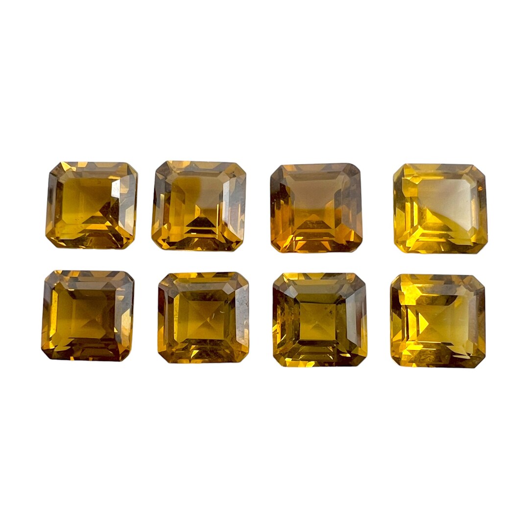 Natural Cognac Quartz Octagon Shape Asscher Cut Gemstone, Cognac Quartz ...