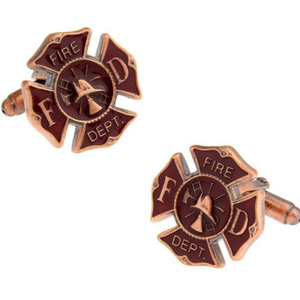 Red Cufflinks - Etsy