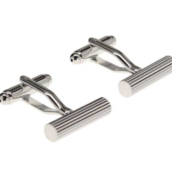 Silver Cufflinks - Etsy