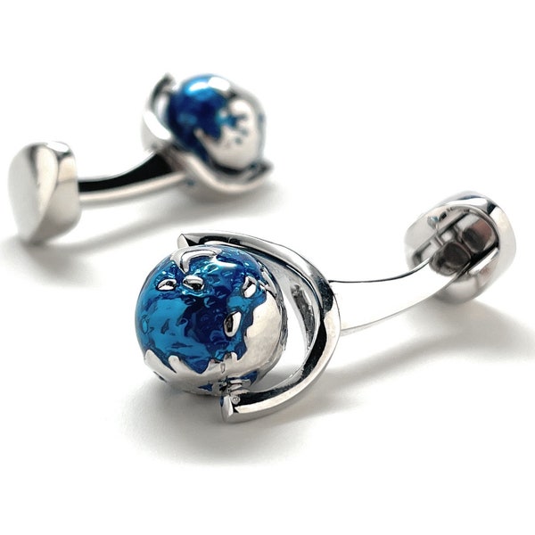 Globe Cufflinks - Etsy