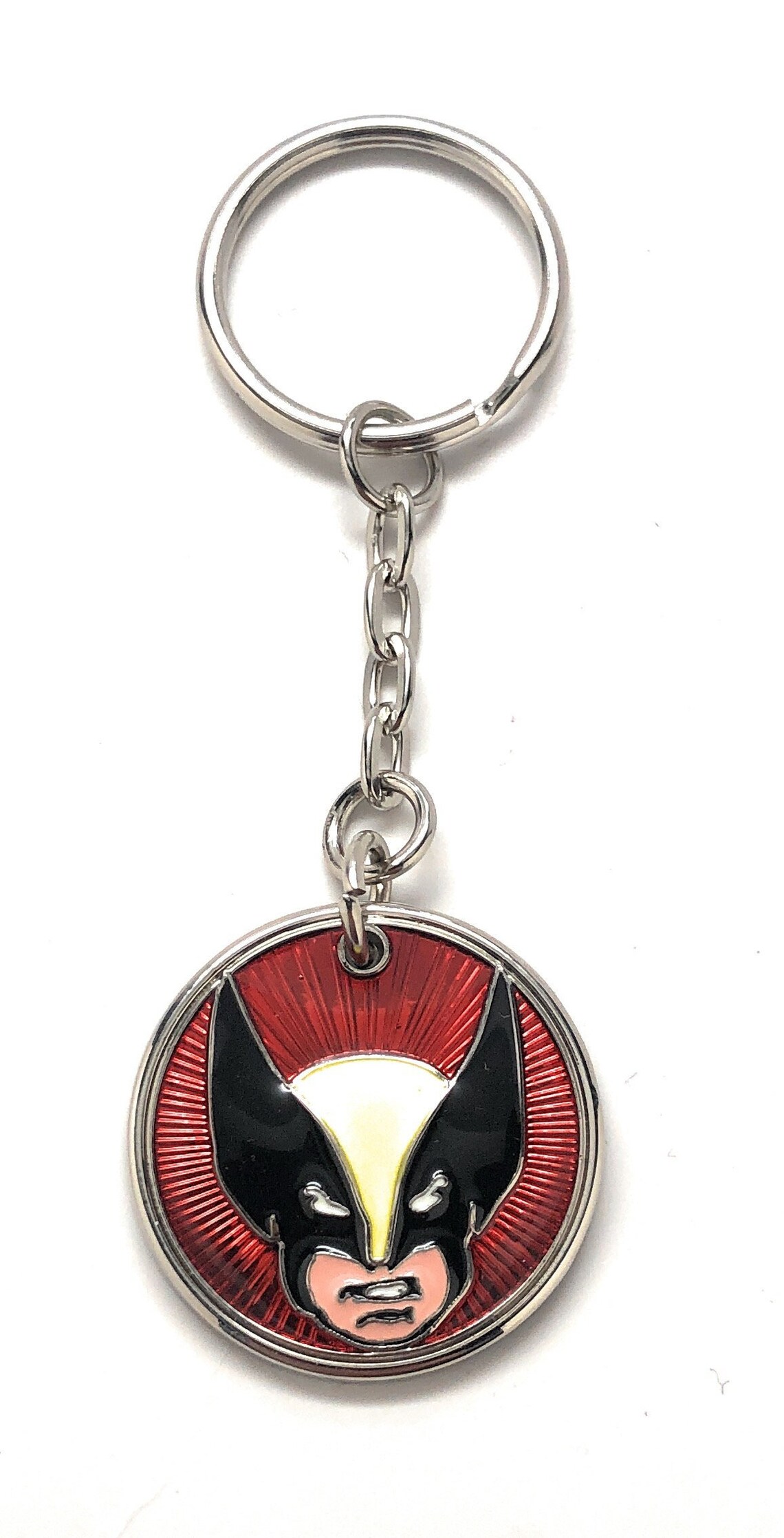 Wolverine Keychain Superhero Key Chain Silver 3D Design Key - Etsy