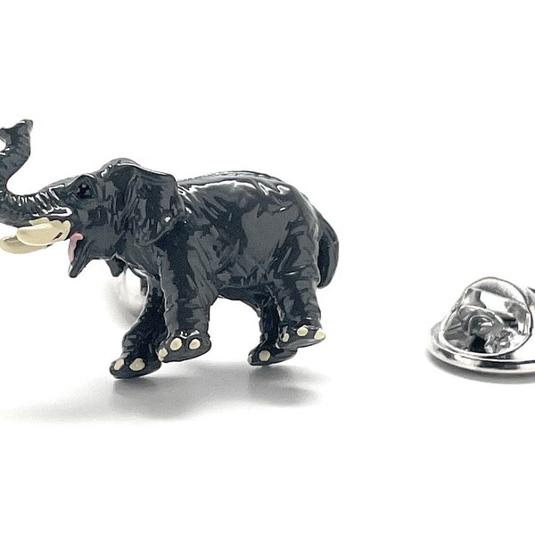 Elephant Lapel Pin - Etsy