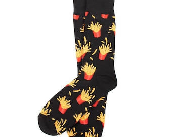 Funny French Fries Socks - Etsy