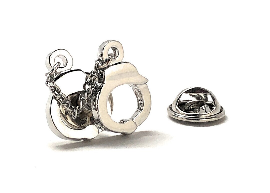 Handcuffs Lapel Pin Police Officer Gift Detective Gift Law - Etsy