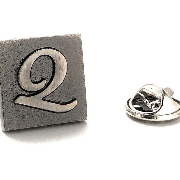 Q Enamel Lapel Pin - Etsy