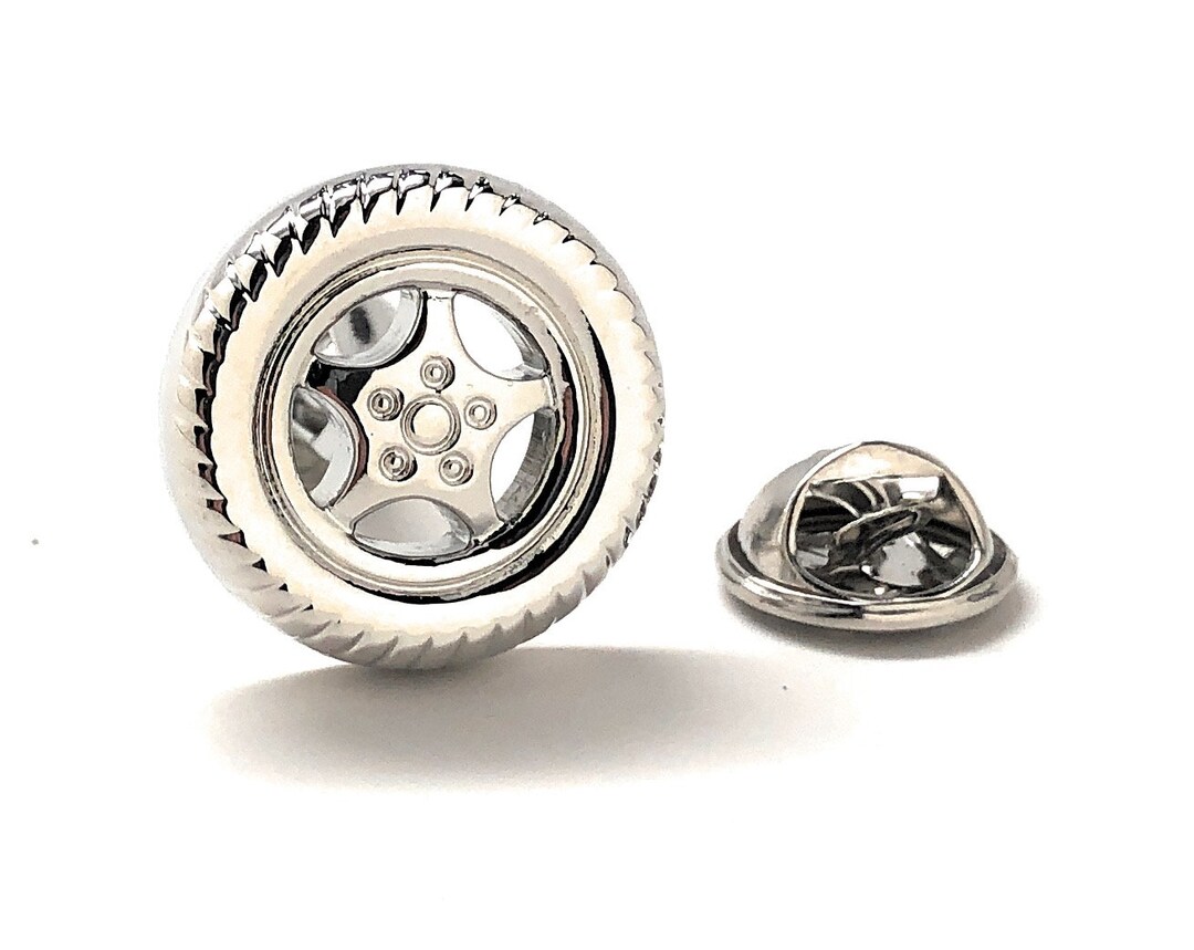 Truck Tires Pin Race Car Wheel Lapel Pin Auto Mechanic Gift Racing Team ...