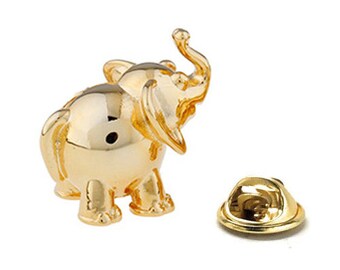 Elephant Lapel Pin - Etsy