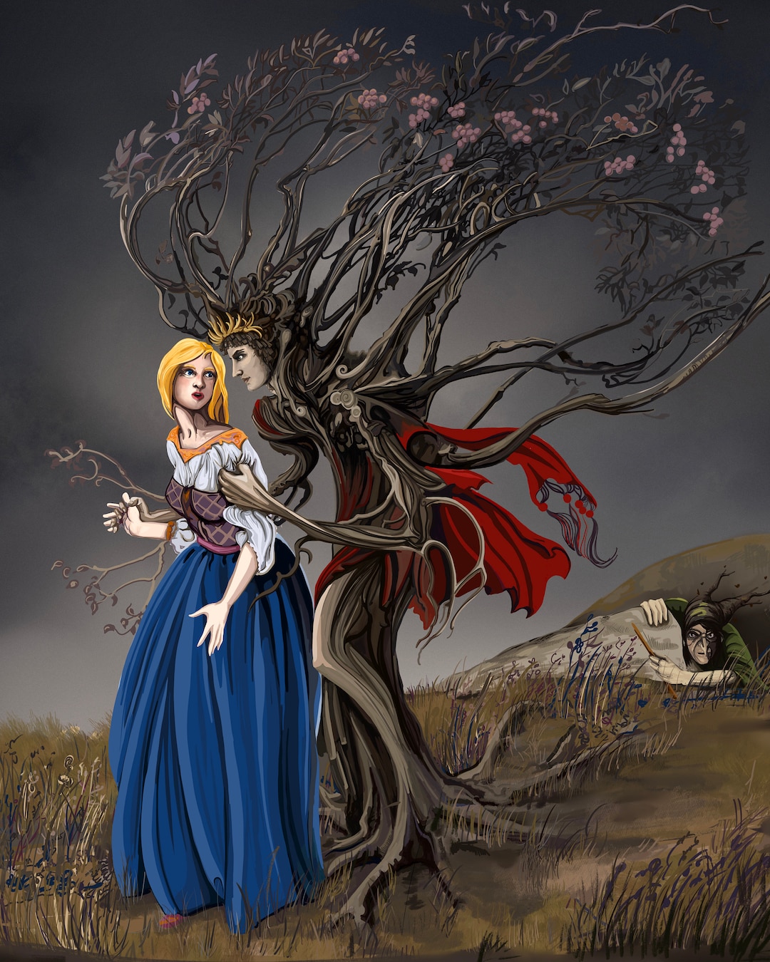 The Old Woman in the Wood - Etsy