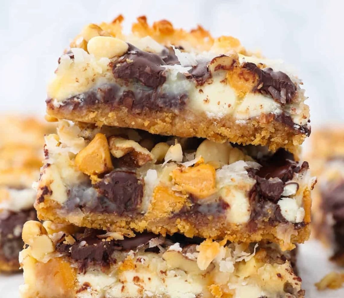 9 Layer Magic Bars ; Dark Chocolate, Butterscotch, Coconut - Etsy