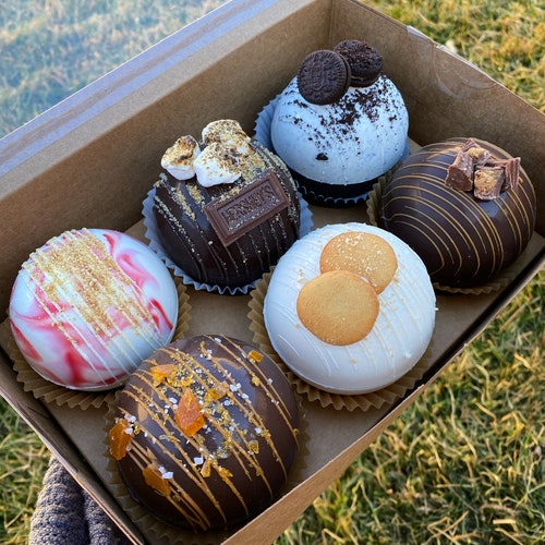 Boozy Hot Cocoa Bombs - Etsy