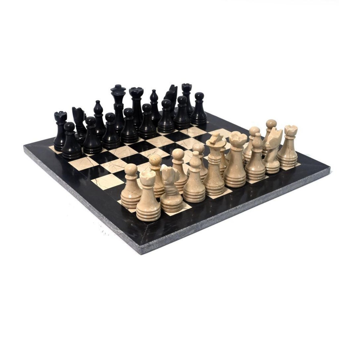 Marble Chess Set | Large Vintage Chess Set Handmade | Luxury Gifts ...