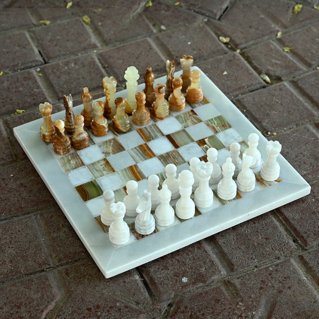 Chess Set Handmade | Stone Chess Set | Best Gifts for Him, Best Gifts ...