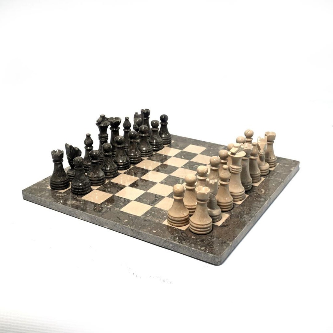 Marble Chess Set | Large Vintage Chess Set Handmade | Luxury Gifts ...