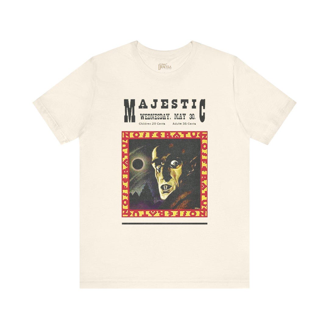 Nosferatu 1922 Majestic Promotional Poster T-shirt - Etsy