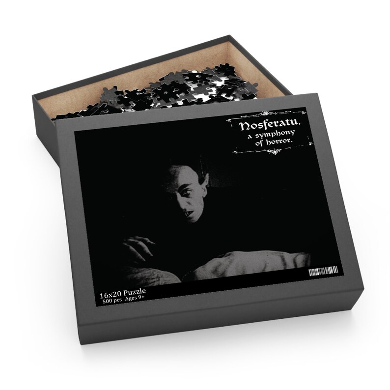 Classic Scene Count Orlok Drinks Blood From Ellen Puzzle Nosferatu 1922 ...