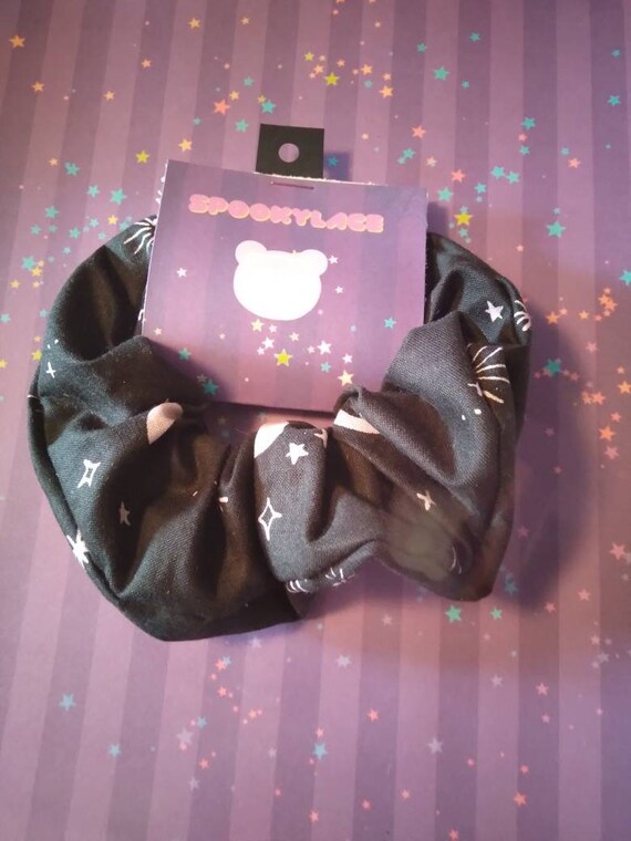 Jumbo Pastel Goth Stars Gothic Hair Scrunchie Elastic Tie - Etsy