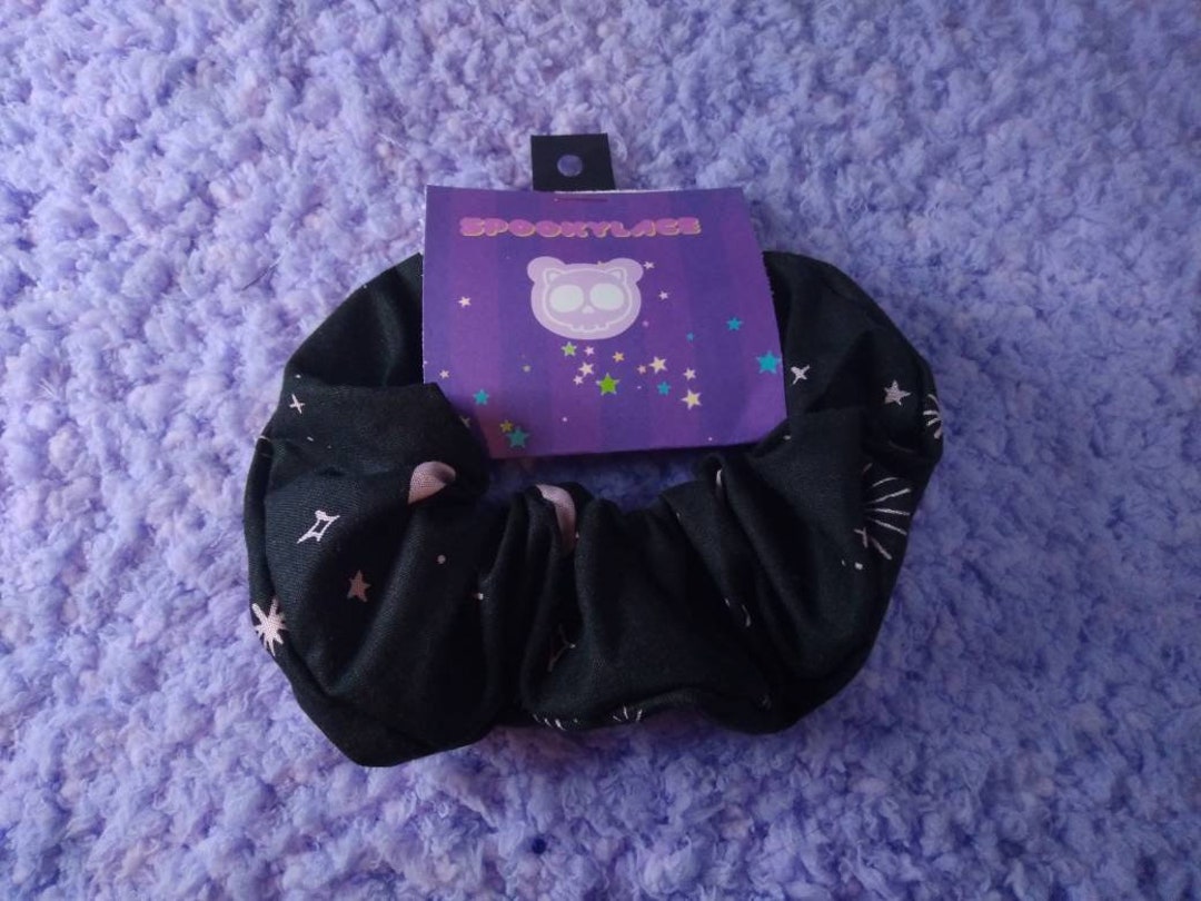 Jumbo Pastel Goth Stars Gothic Hair Scrunchie Elastic Tie - Etsy