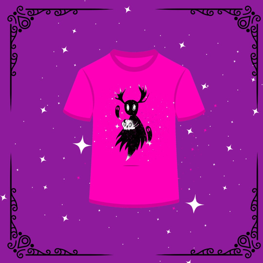 Pink Inner Demon Tshirt , Cute Goth Clothing. Supernatural Apparel - Etsy