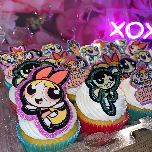 Powerpuff Girls Cake Topper - Etsy