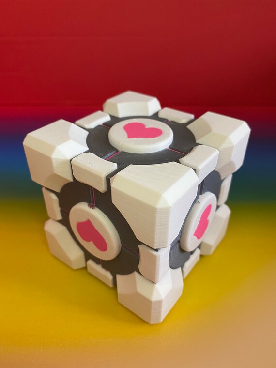 Portal Companion Cube - Etsy