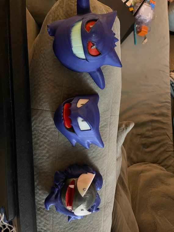 3d Printed Spooky Pokémon Wall Art - Etsy