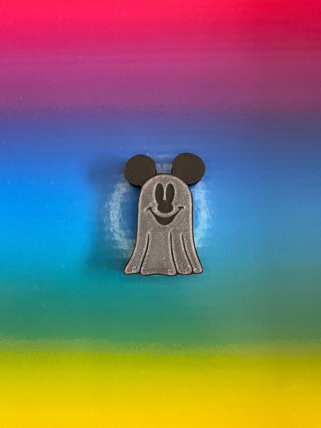 3D Printed Mickey Inspired Ghost Straw Buddy Straw - Etsy