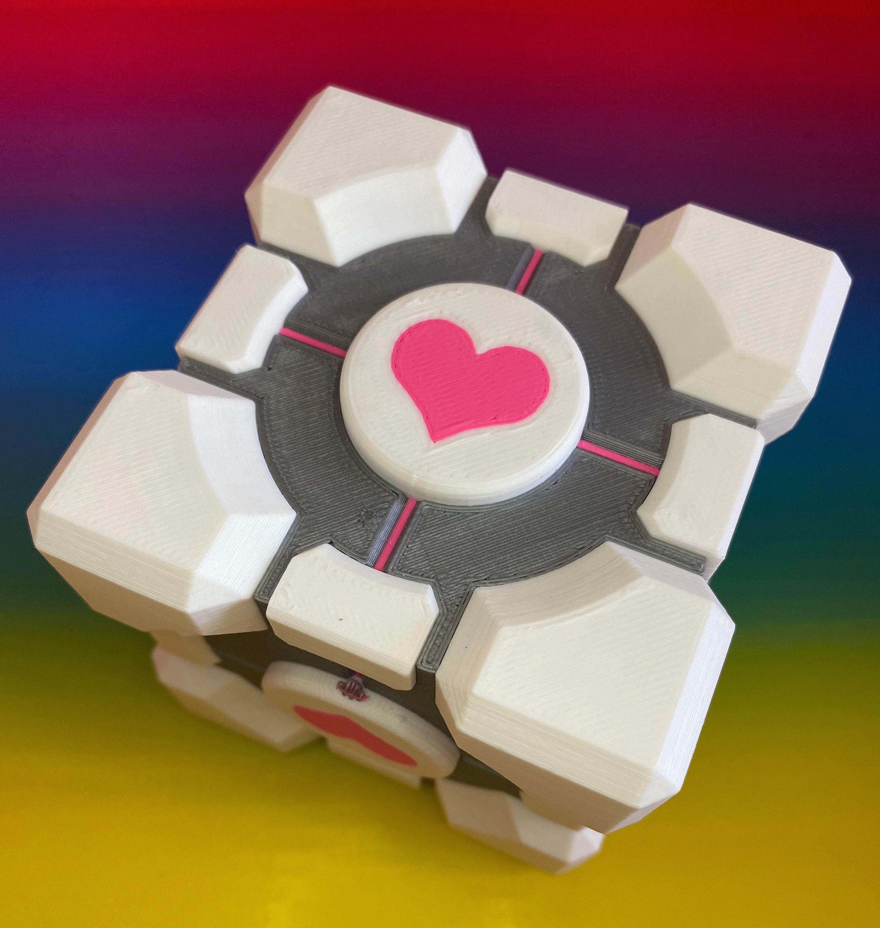 Portal Companion Cube - Etsy