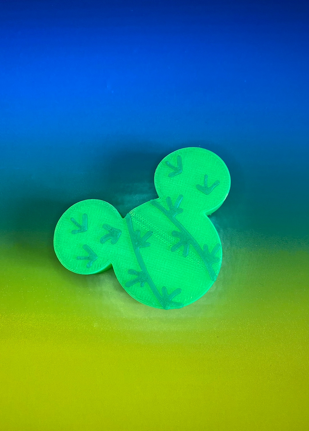 3D Printed Mickey Inspired Cactus Straw Buddy Straw Topper-accessory ...