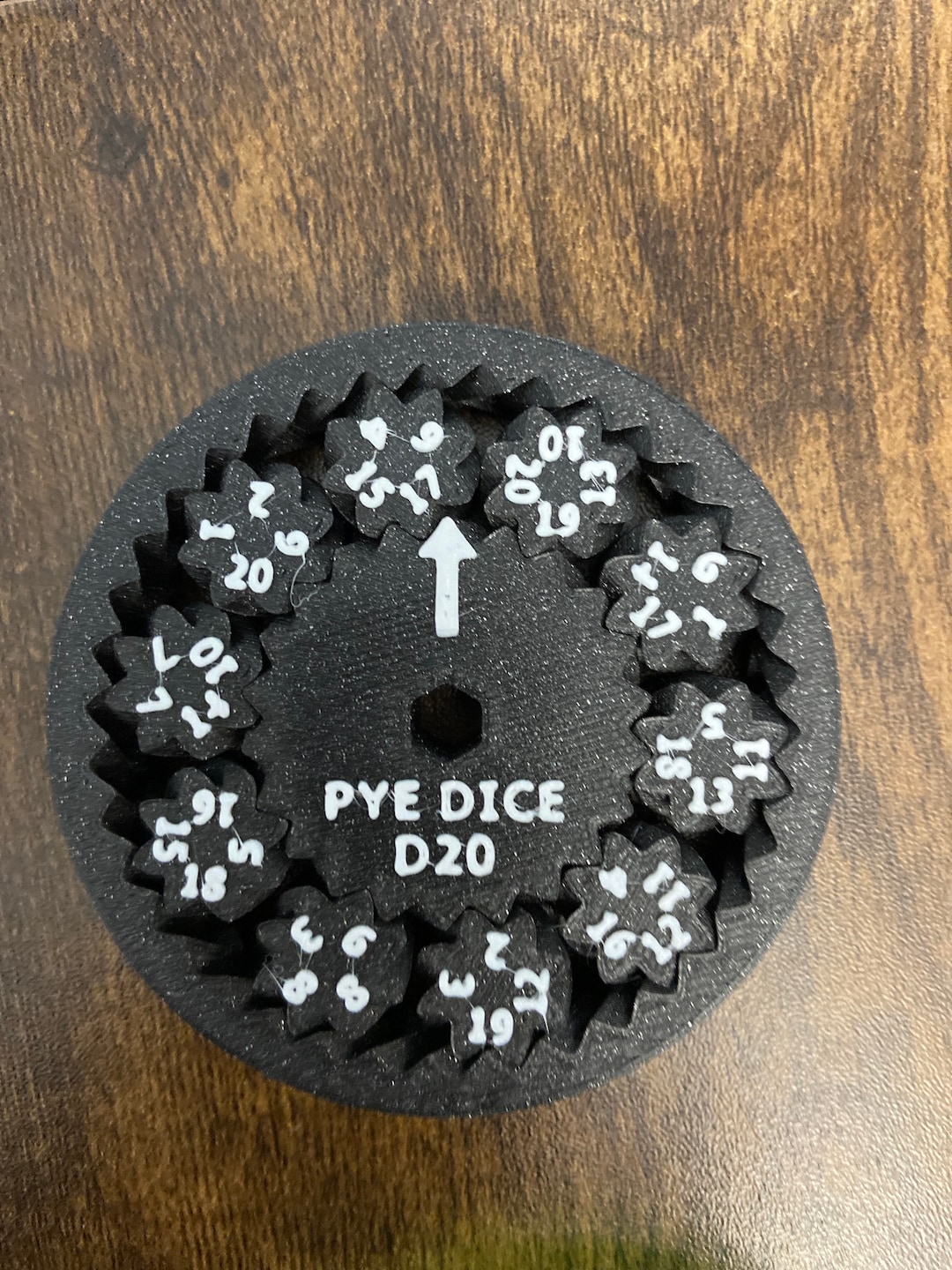 3D Printed D20 Pye Dice Spinner Game!customizable Colors - Etsy
