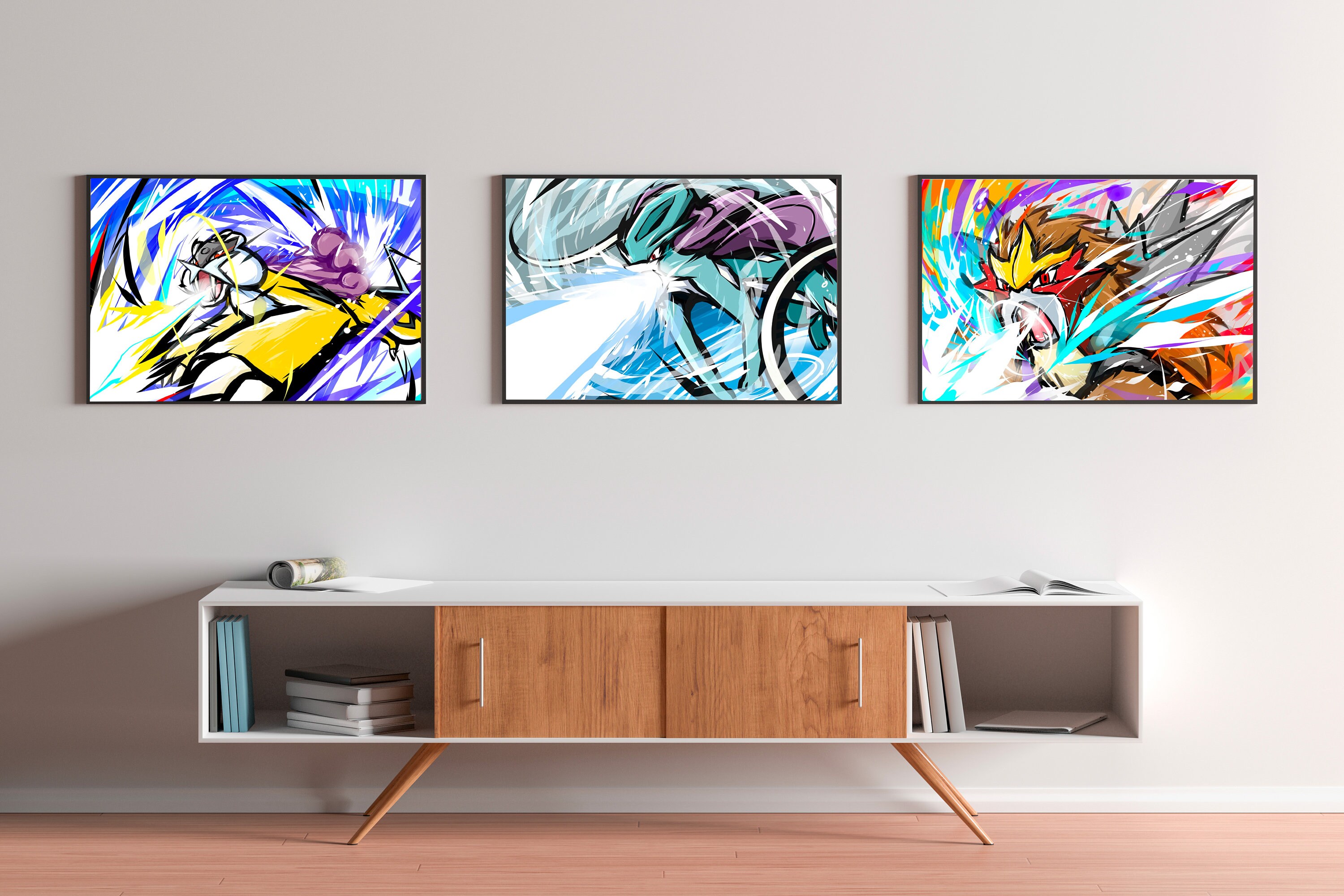 Pokemon Posterpokemon Print Pokemon Wall Art Pokemon Poster - Etsy