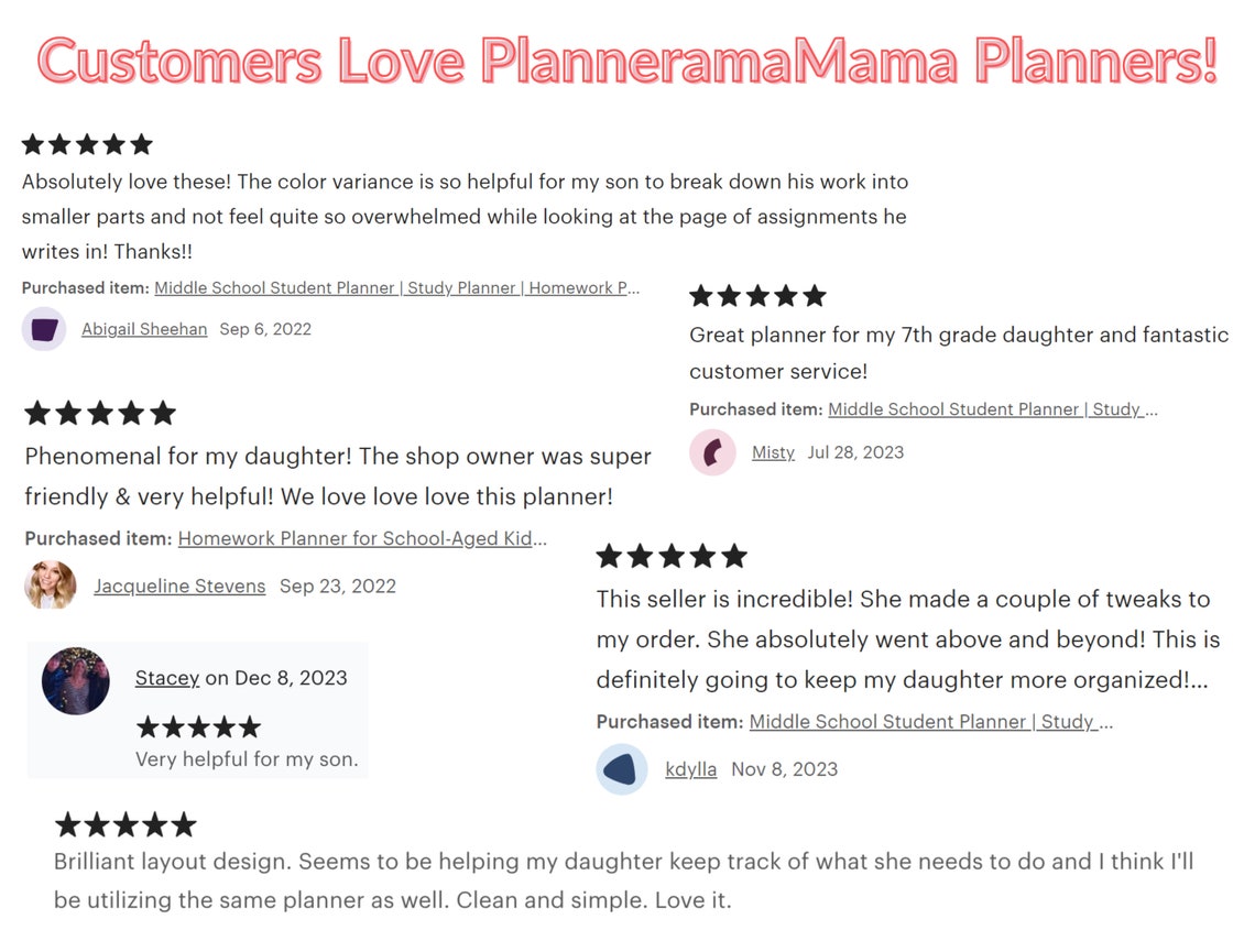 Digital ADHD Homework Planner, Executive Function Skills Support ...