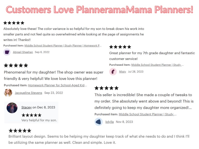 Digital ADHD Homework Planner, Executive Function Skills Support ...