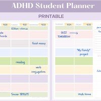 Adhd Planner - Etsy