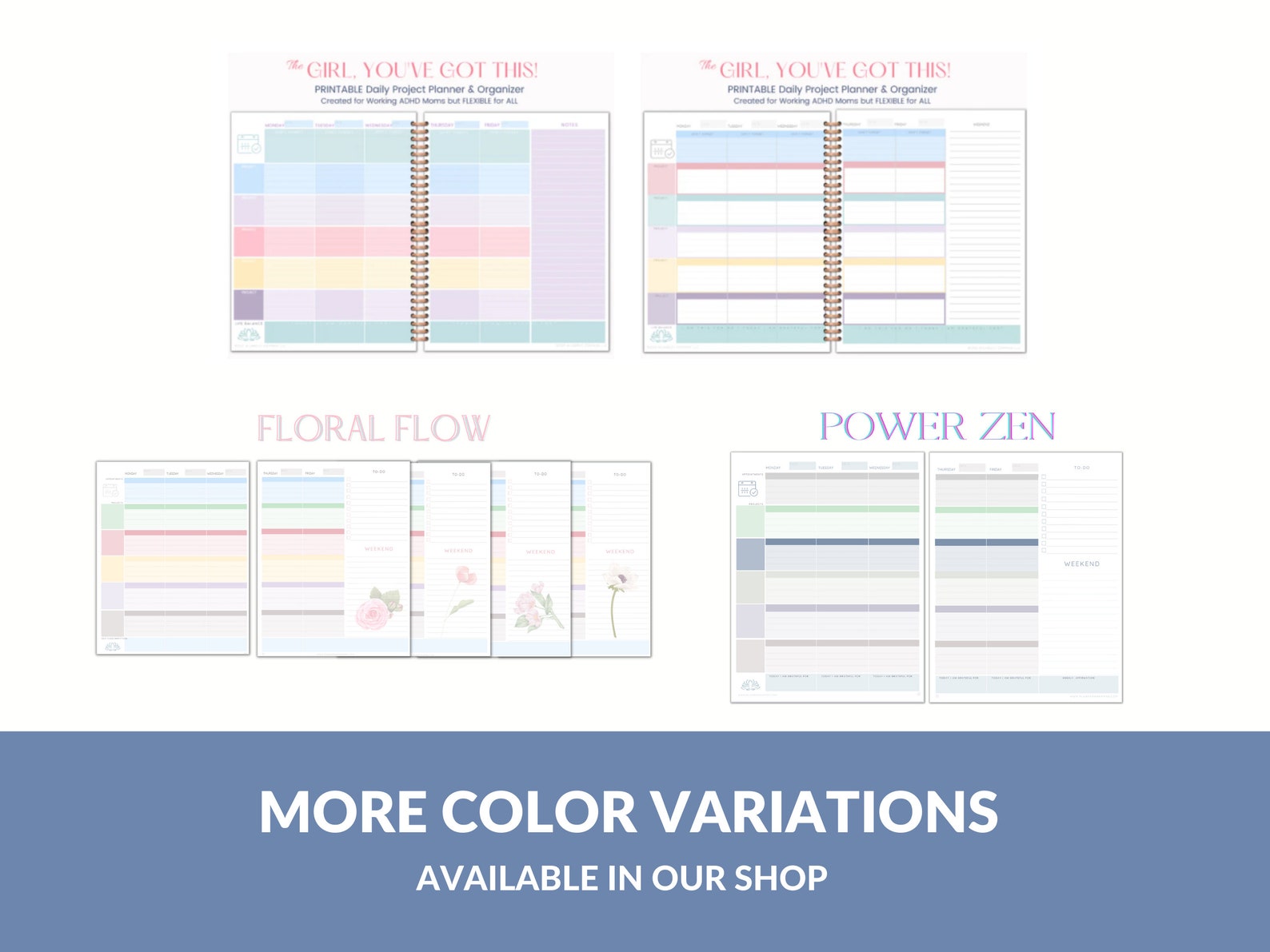 PRINTABLE Adult ADHD Planner Life ORGANIZER Productivity | Etsy