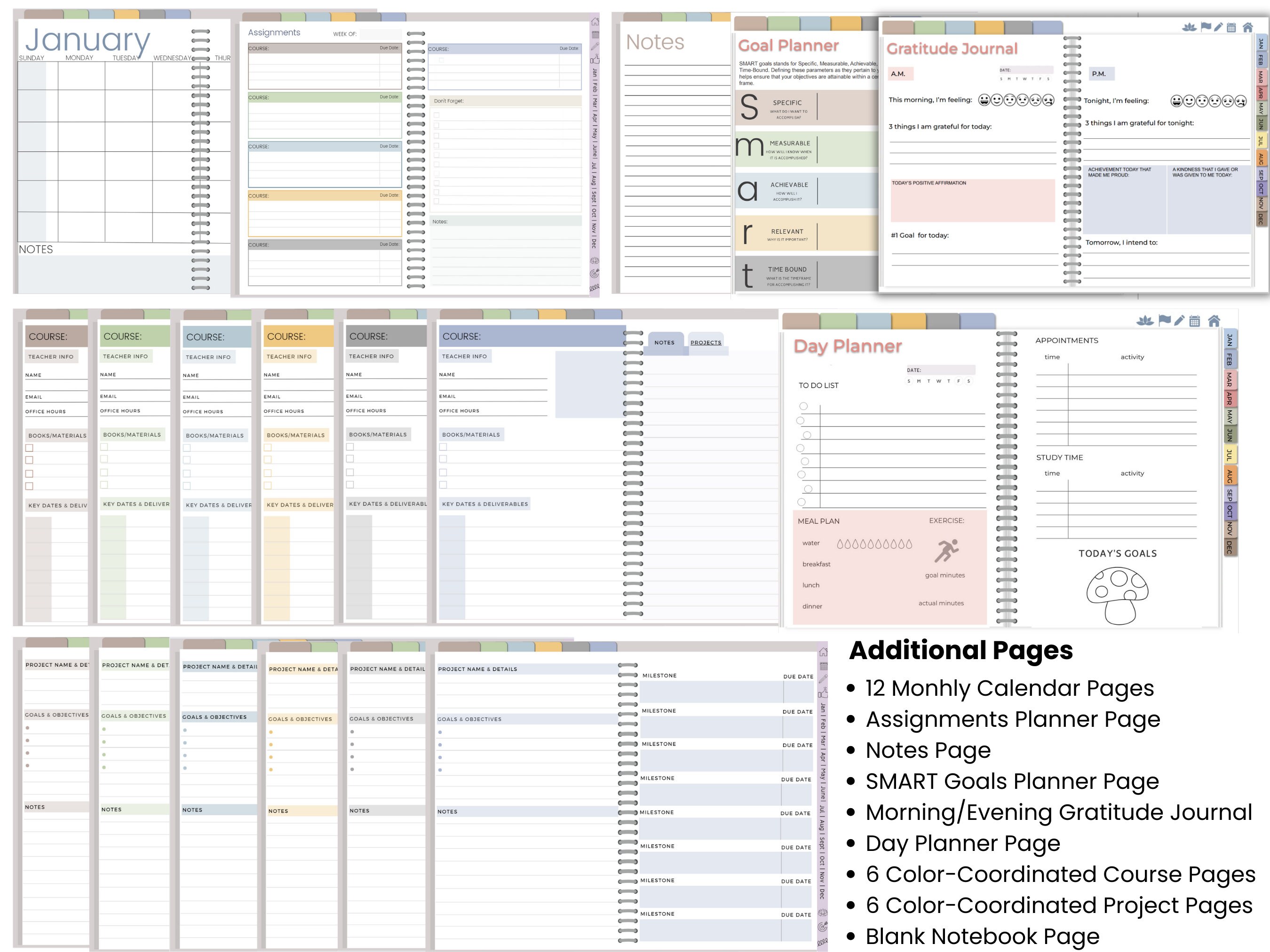 Digital ADHD Homework Planner, Executive Function Skills Support ...