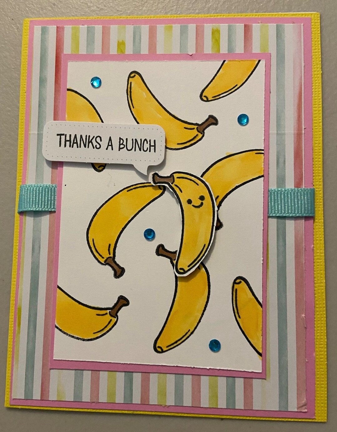 Handmade Funny Punny Thank You Card - Etsy