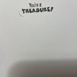 You’re A Treasure Birthday Card - Etsy