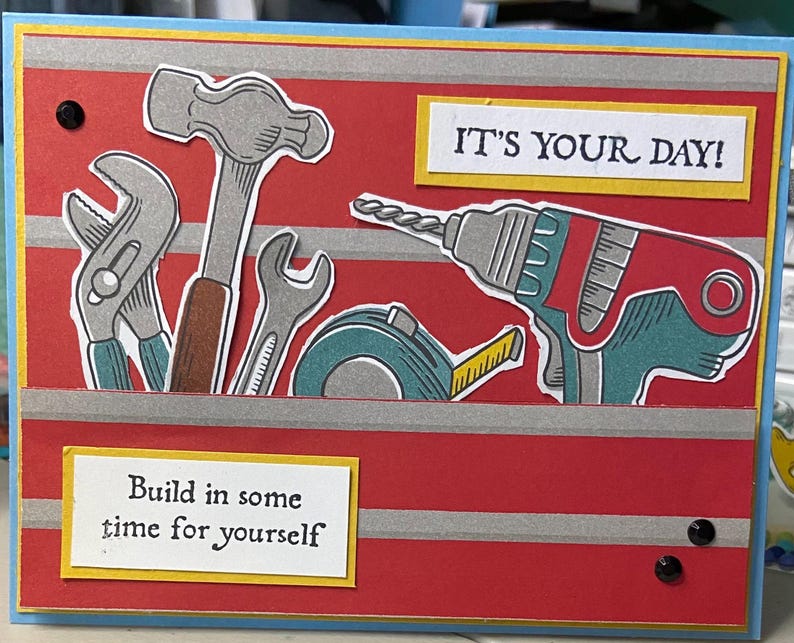 Let’s Build It - Handmade Birthday Card - Etsy