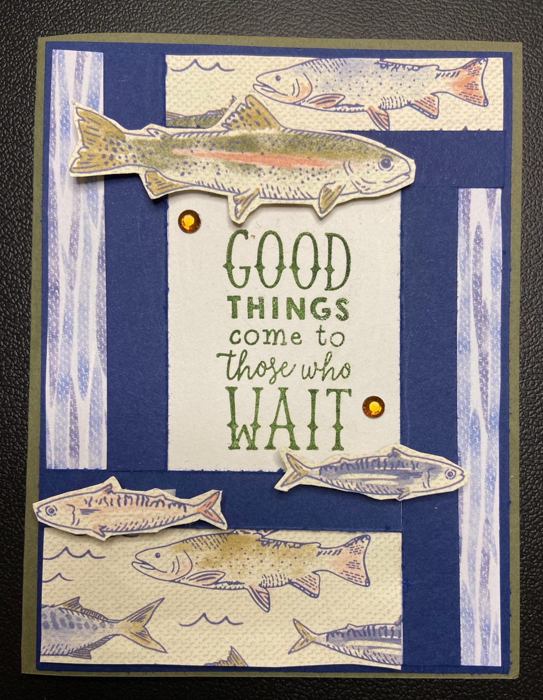 Fishing Themed Happy Retirement Handmade Card - Etsy