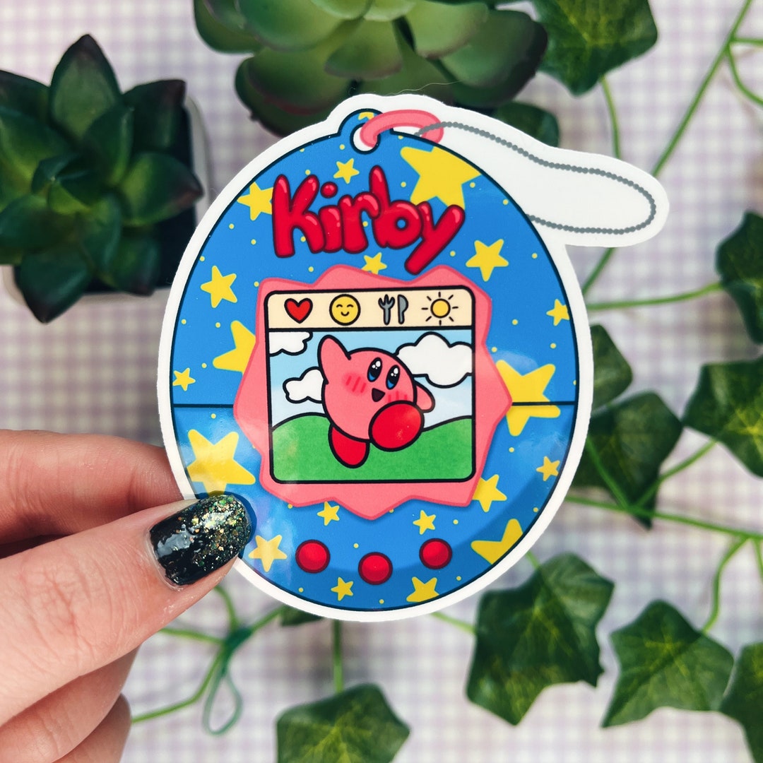 Kirby Tamagotchi Sticker Kirby Sticker vinyl Water Resistant Sticker ...