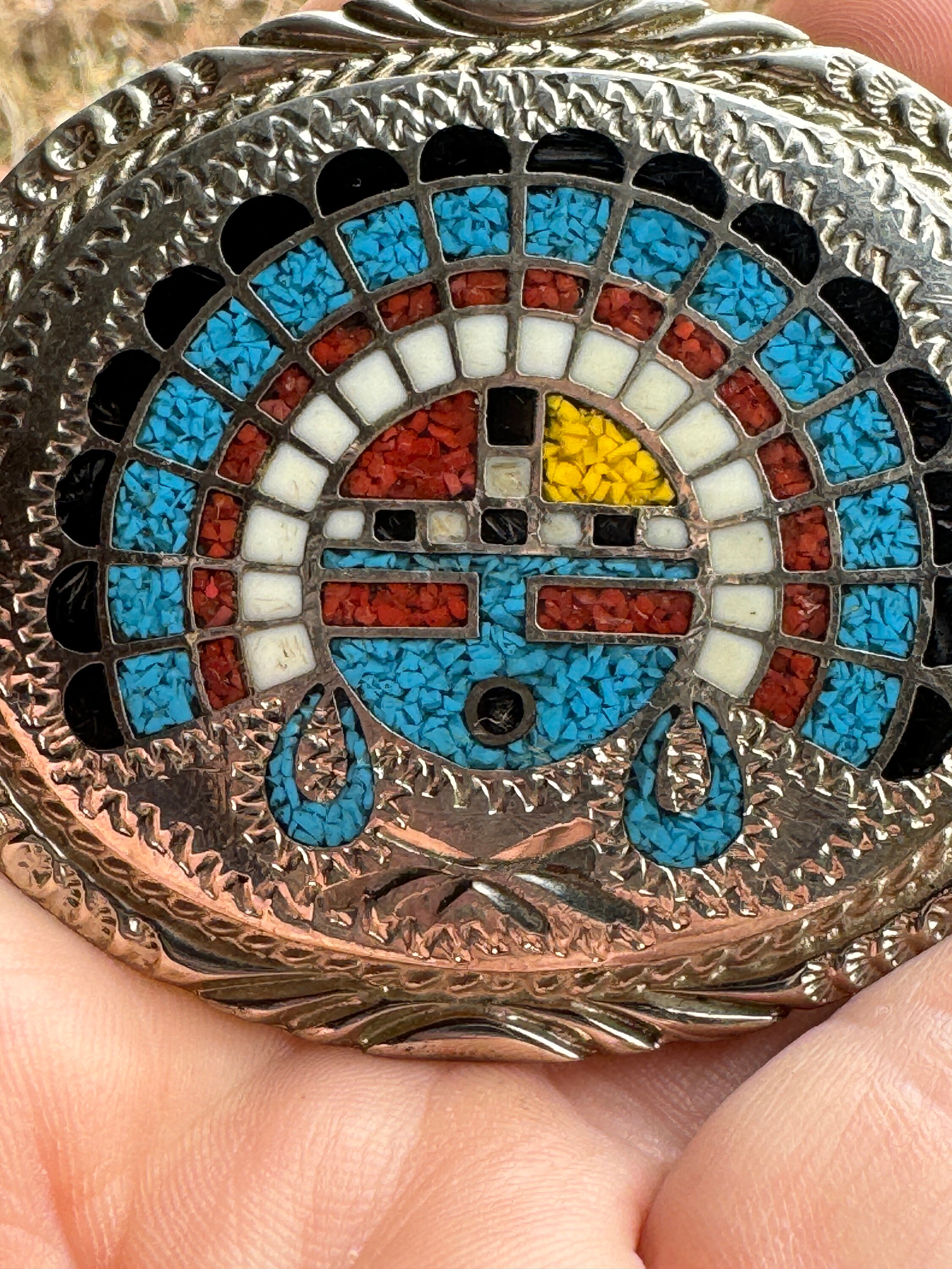 Vintage Zuni Sun Face Belt Buckle, Zuni Belt Buckle - Etsy