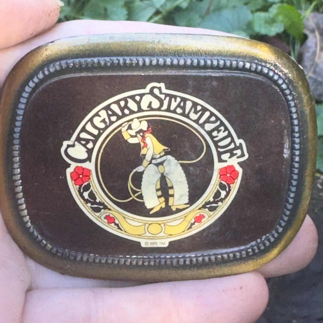 Vintage Calgary Stampede Belt Buckle - Etsy