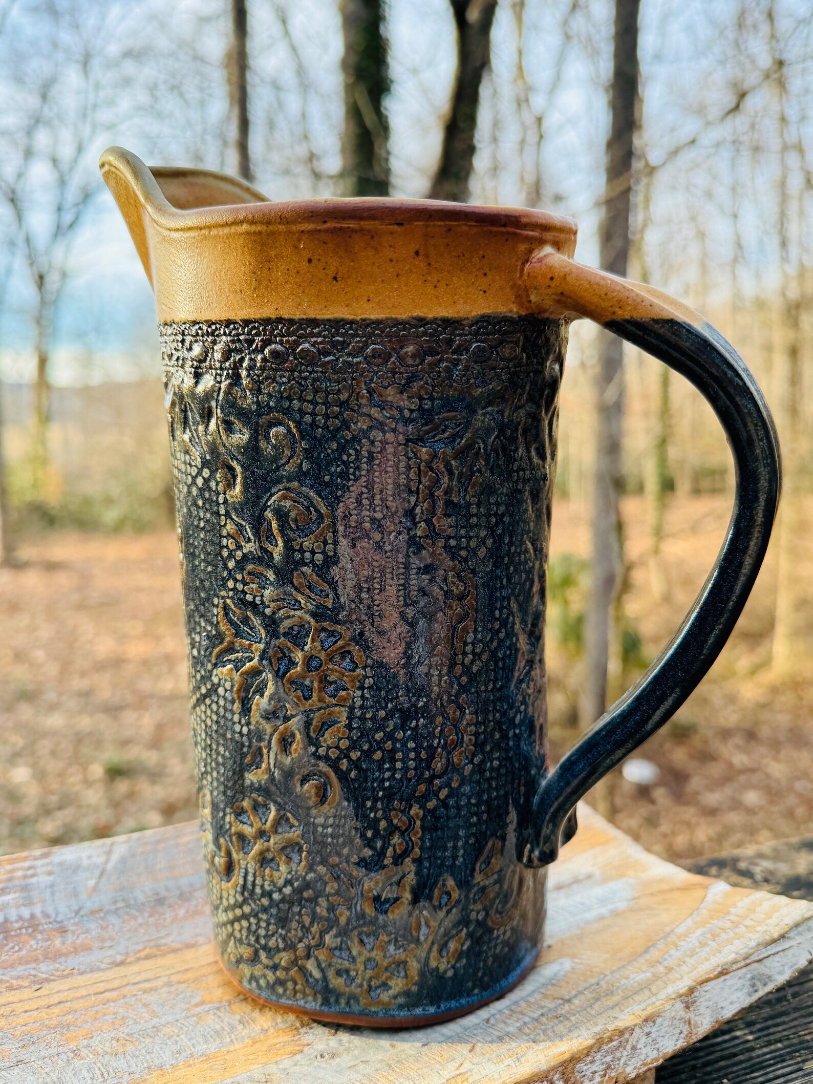 Handmade Ceramic Pitcher, Studio Pottery Pitcher, Signed - Etsy