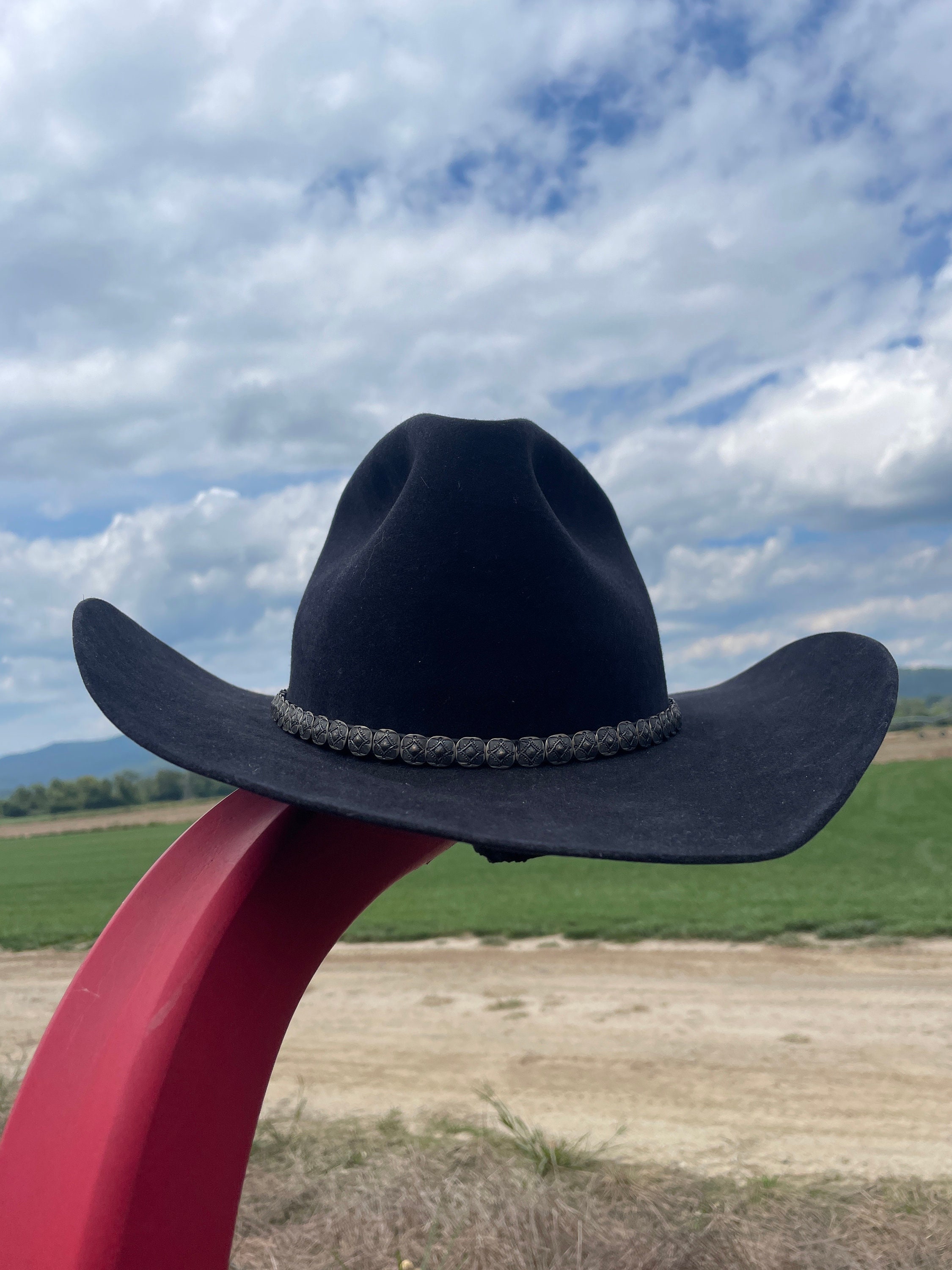 Vintage Handmade Black Cowboy Hat, by O’farrell Hat Co., Durango ...