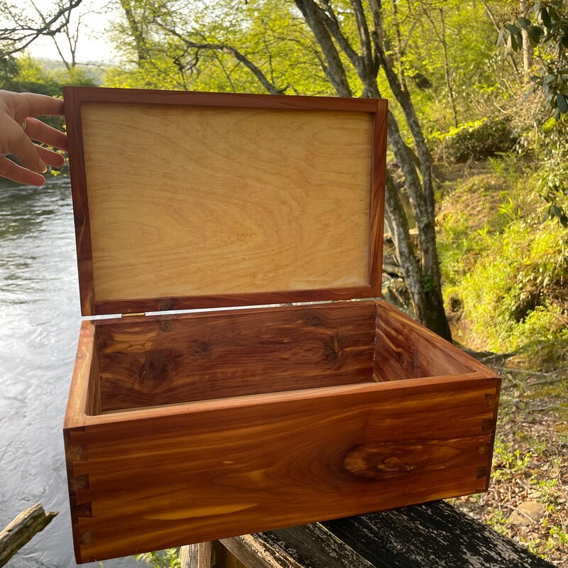 Lane Cedar Chest Jewelry Box - Etsy