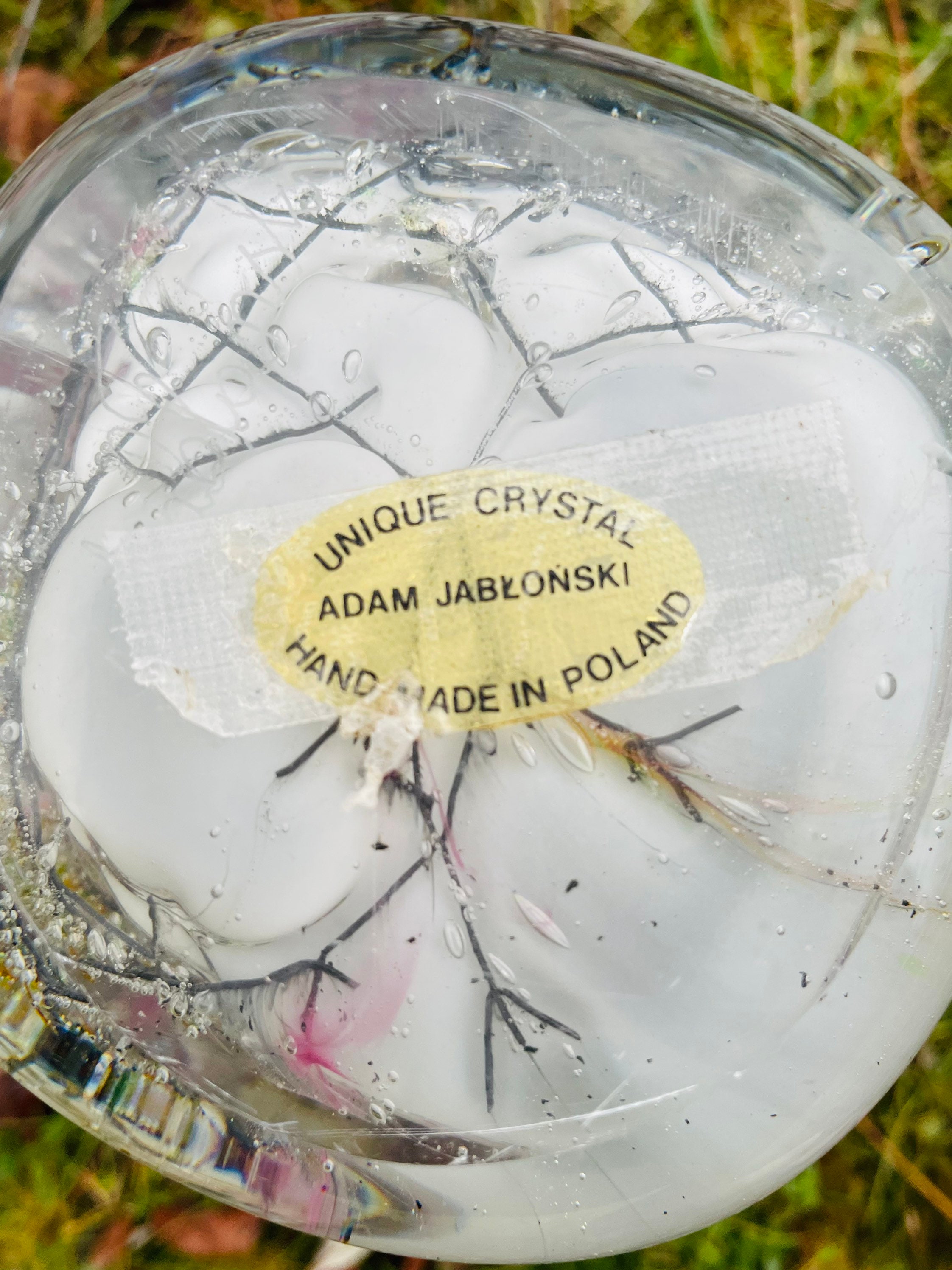 Adam Jablonski Blown Glass Vase, Rare Piece - Etsy