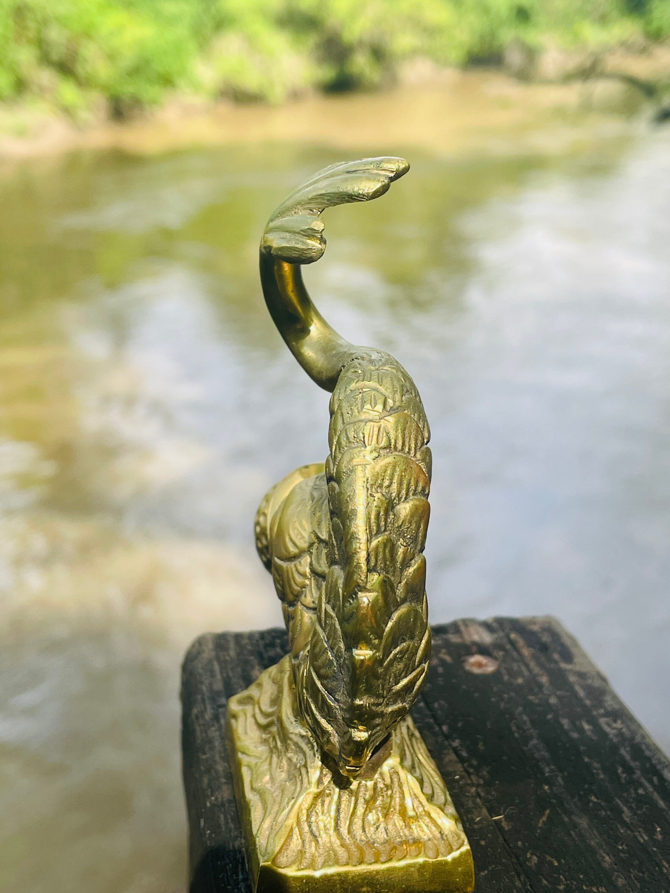 Mid Century Modern Brass Dolphin Fish, Koi Fish, Dragon Fish - Etsy