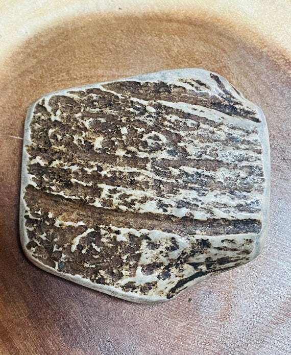 vintage antler belt - Gem