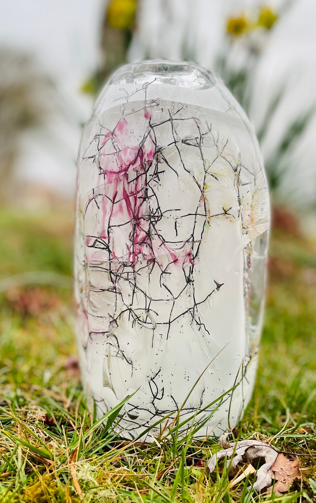 Adam Jablonski Blown Glass Vase, Rare Piece - Etsy