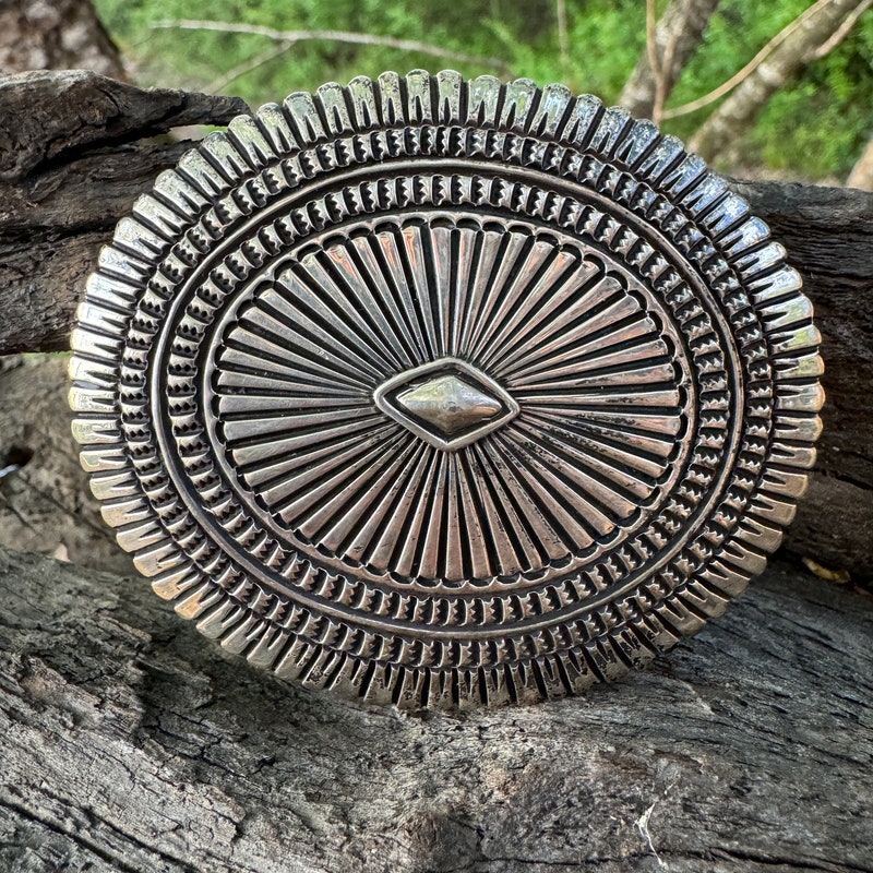 Concho Belt Buckle - Etsy
